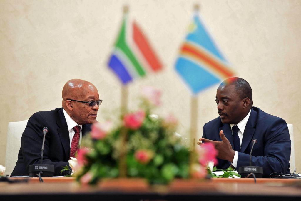 La relation spéciale de Joseph Kabila avec Jacob Zuma de l'Afrique du ...