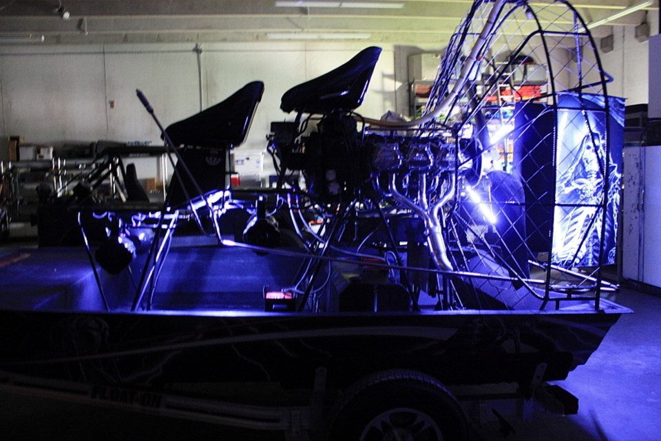 A1A Sign Wave: Grim Reaper Airboat Wrap // Wrap King // A1A Sign Wave