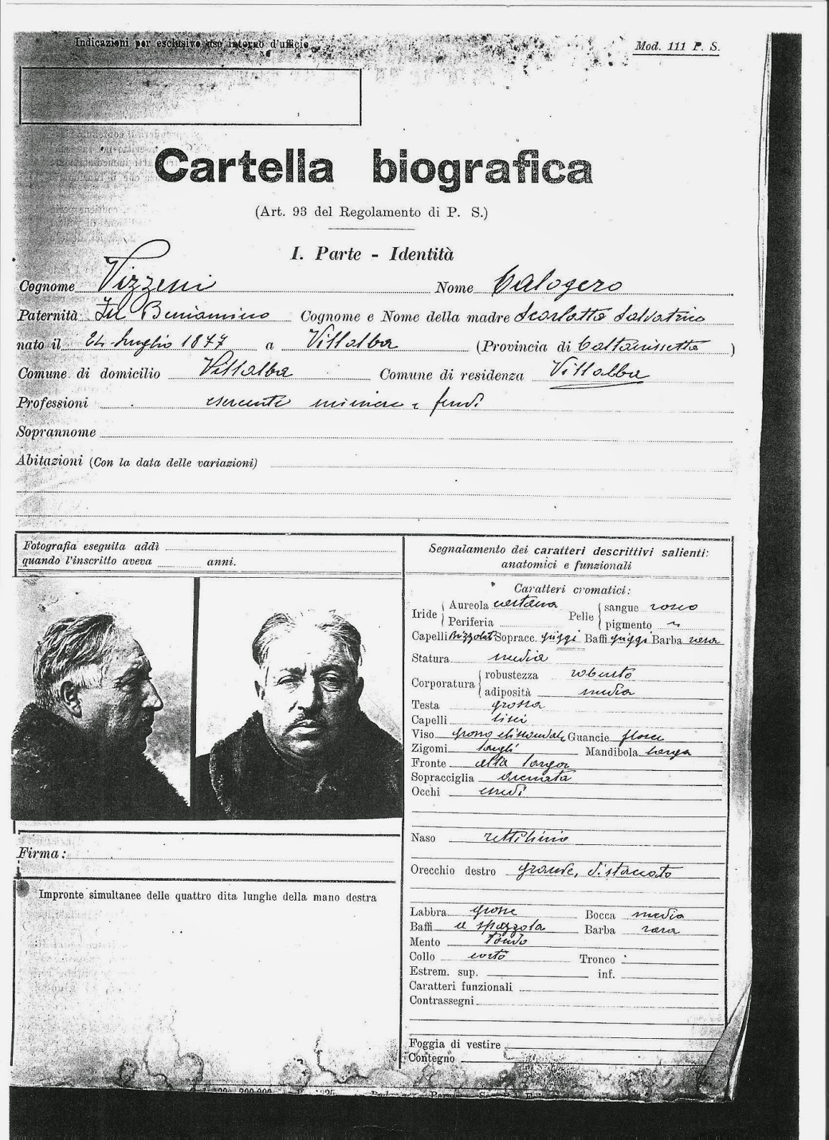 Contra Omnia Racalmuto: Don Calogero Vizzini a Racalmuto