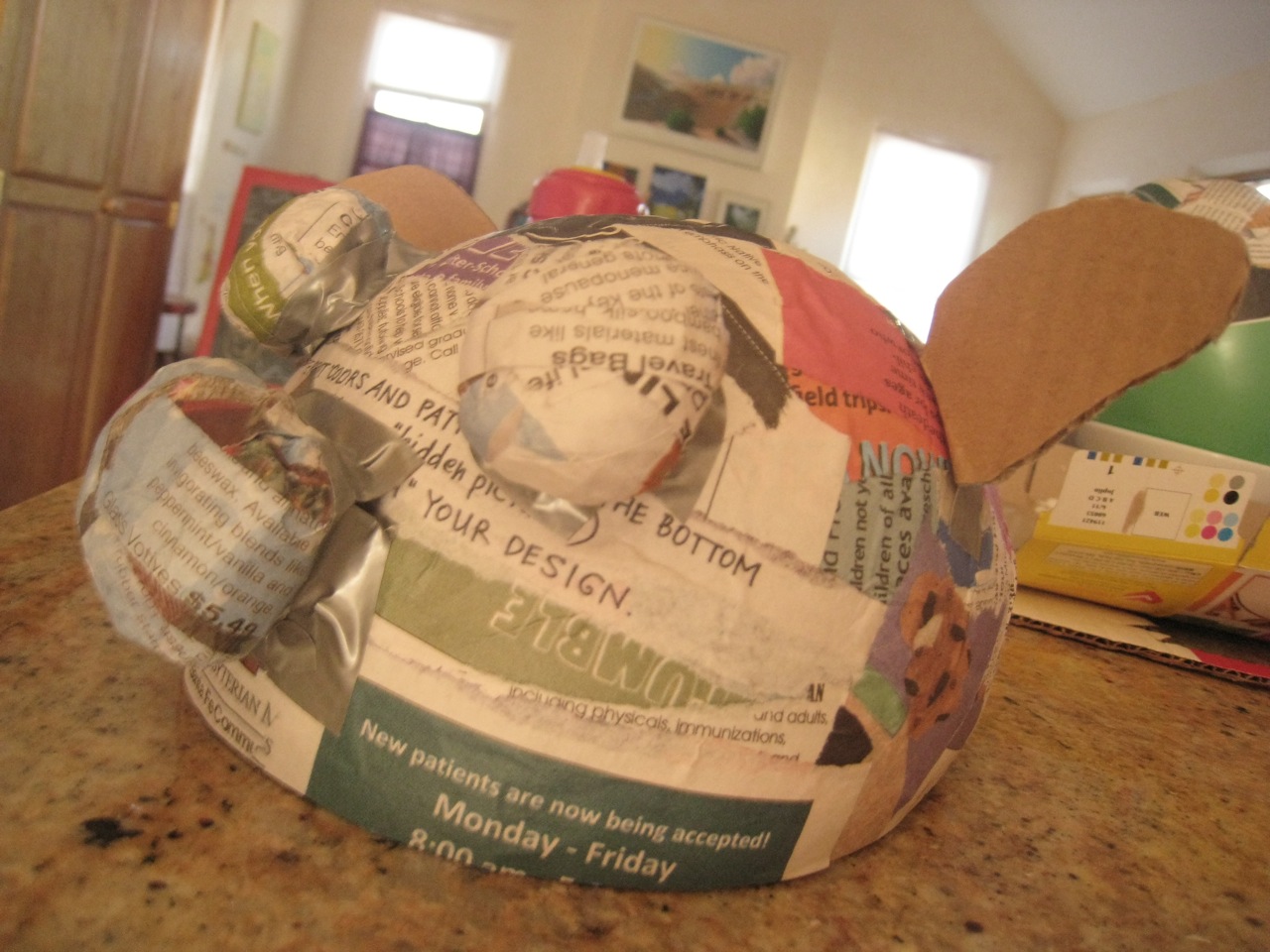 Pass It On Paper Mache Hat Pass It On Paper Mache Hat