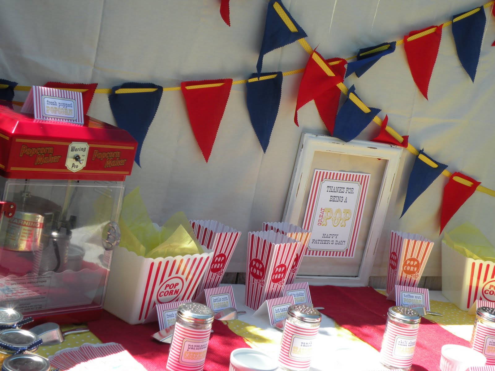 La Belle Parties: Father's Day Popcorn Party