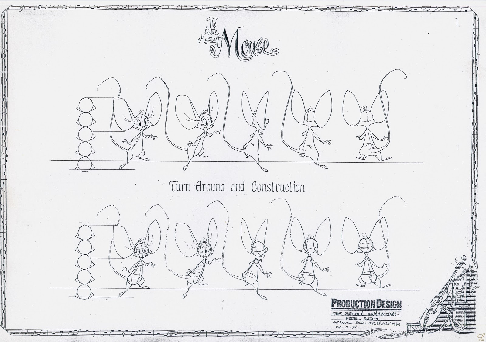 Living Lines Library Die Furchtlosen Vier The Fearless Four 1997 Model Sheets