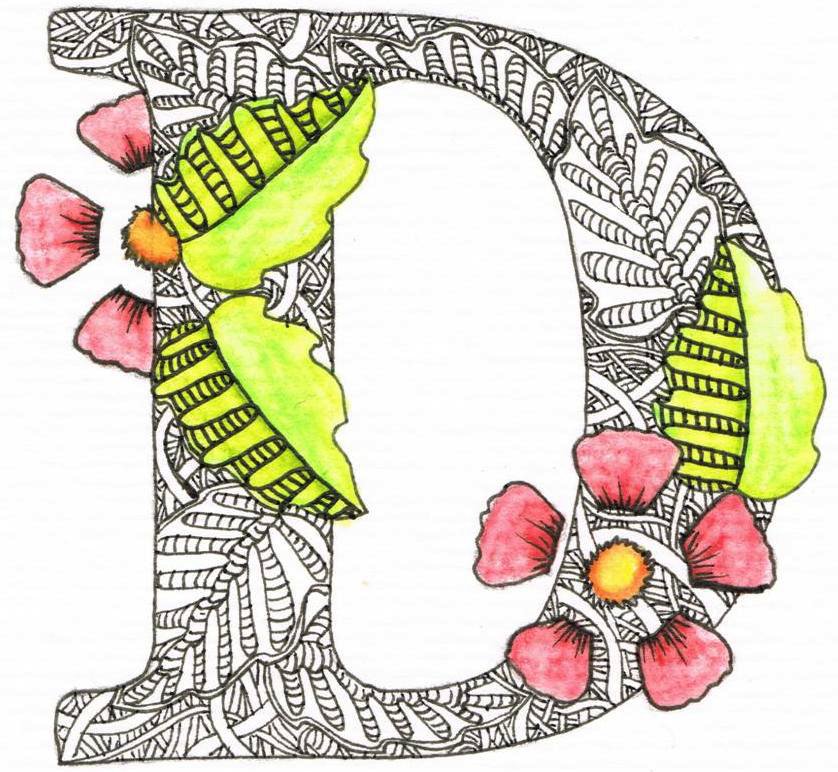 Creative Doodling with Judy West: Detailed Alphabet Distructions