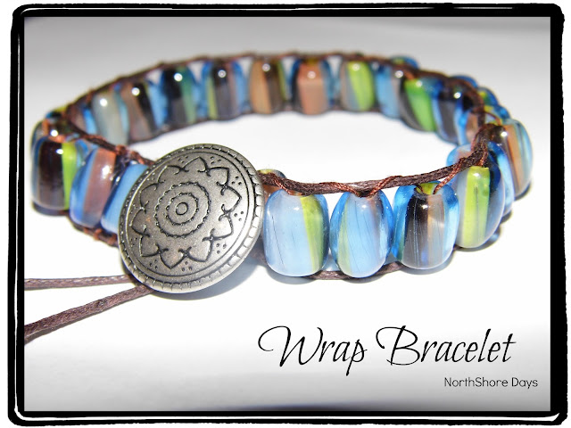 NorthShore Days.....: Easy Wrap Bracelet Tutorial