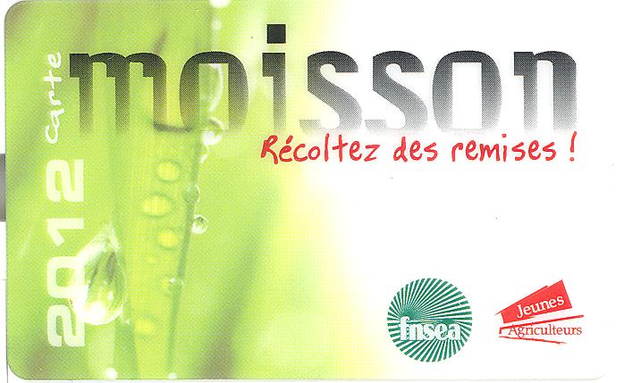 FNSEA03: Avec la Carte Moisson, récoltez des remises
