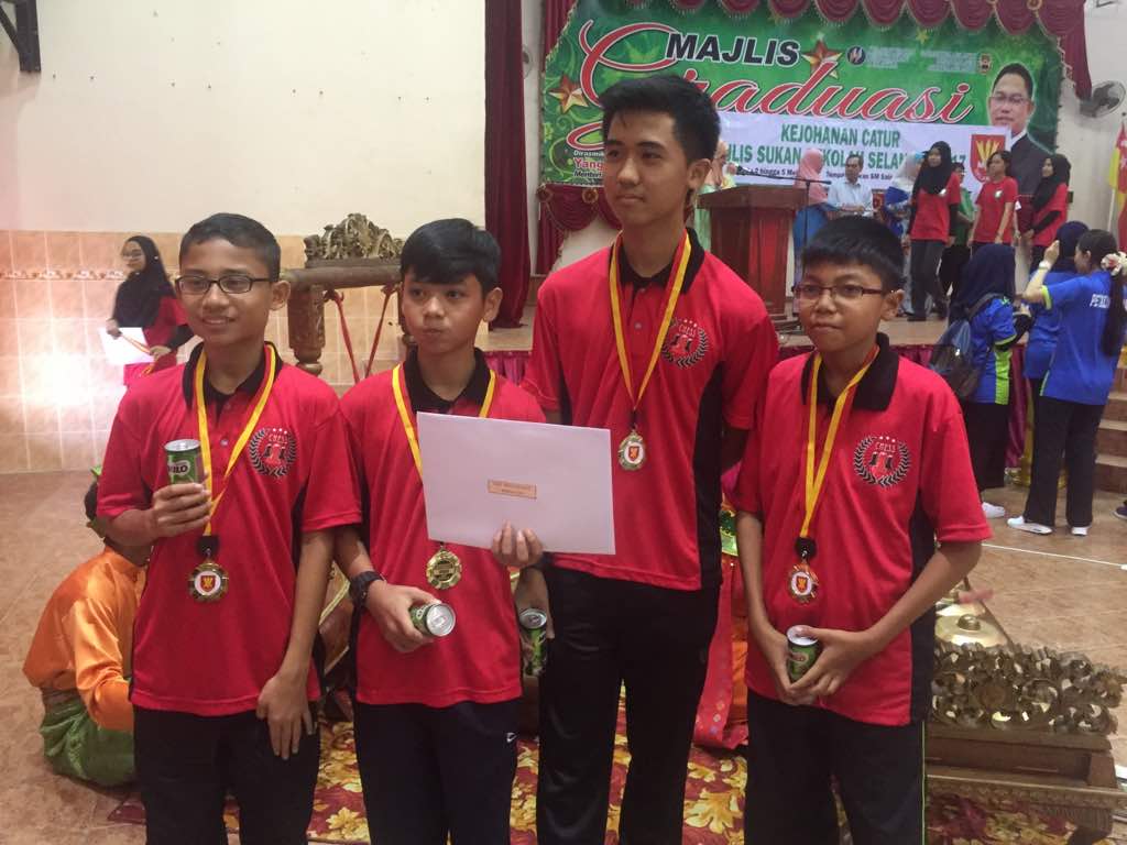 SMK Taman Bunga Raya (1): KEJOHANAN CATUR PERINGKAT MSSS 2017