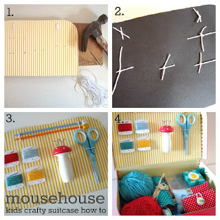 mousehouse: A Mousehouse Kids Crafty Suitcase Tutorial and Giveaway