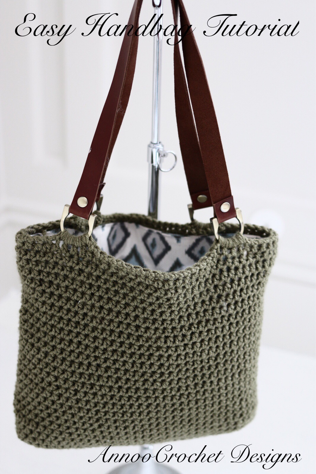 How To Crochet A Bag Easy Tutorial | Ahoy Comics