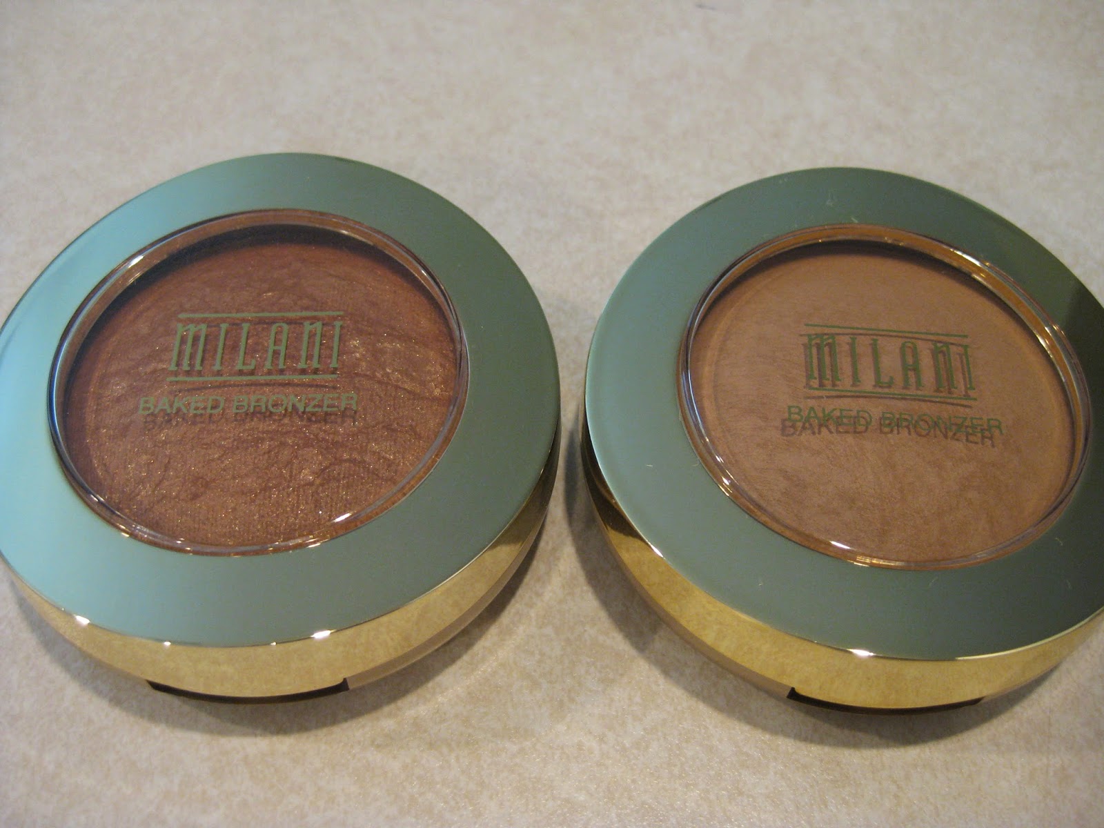 Milani Baked Bronzing Powders "Soleil 05" and "Sunset 08" (LE)