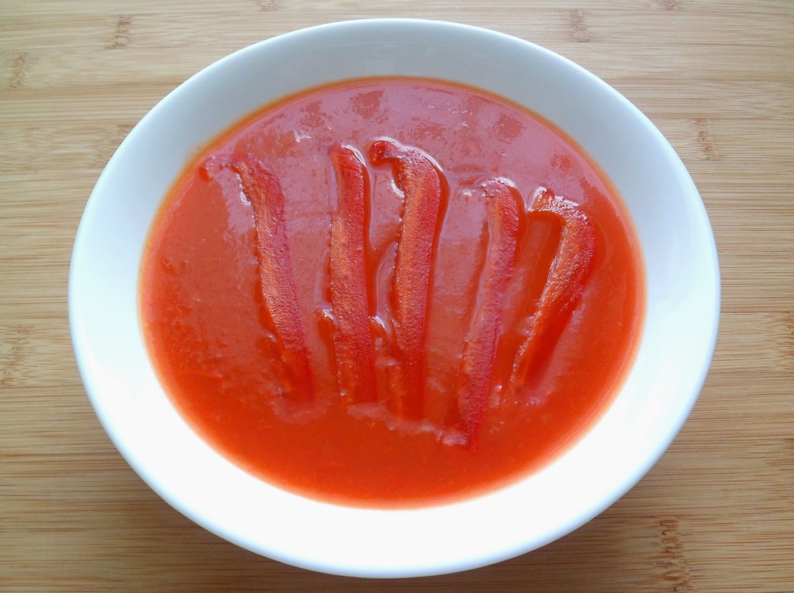 Les Crocs du Loupinet: Soupe de poivrons rouges