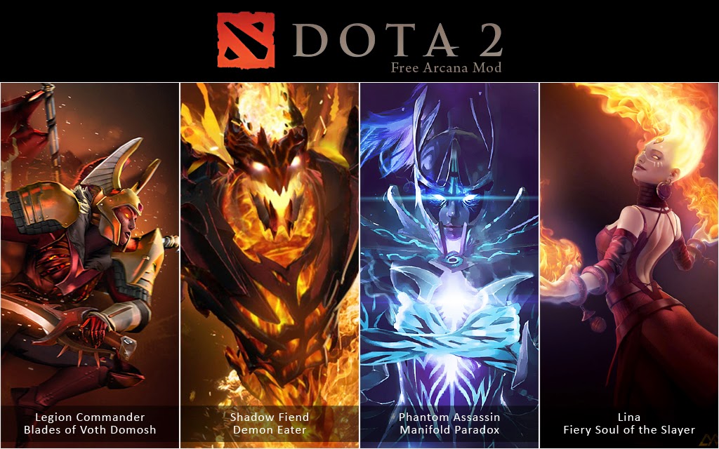 Dota 2 Free Arcana Mod