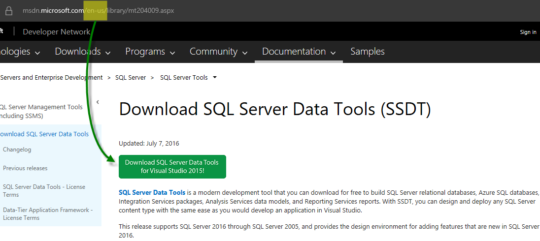 KingKong Bruce記事: 如何正確下載與更新安裝SQL Server Data Tools(SSDT)中文版