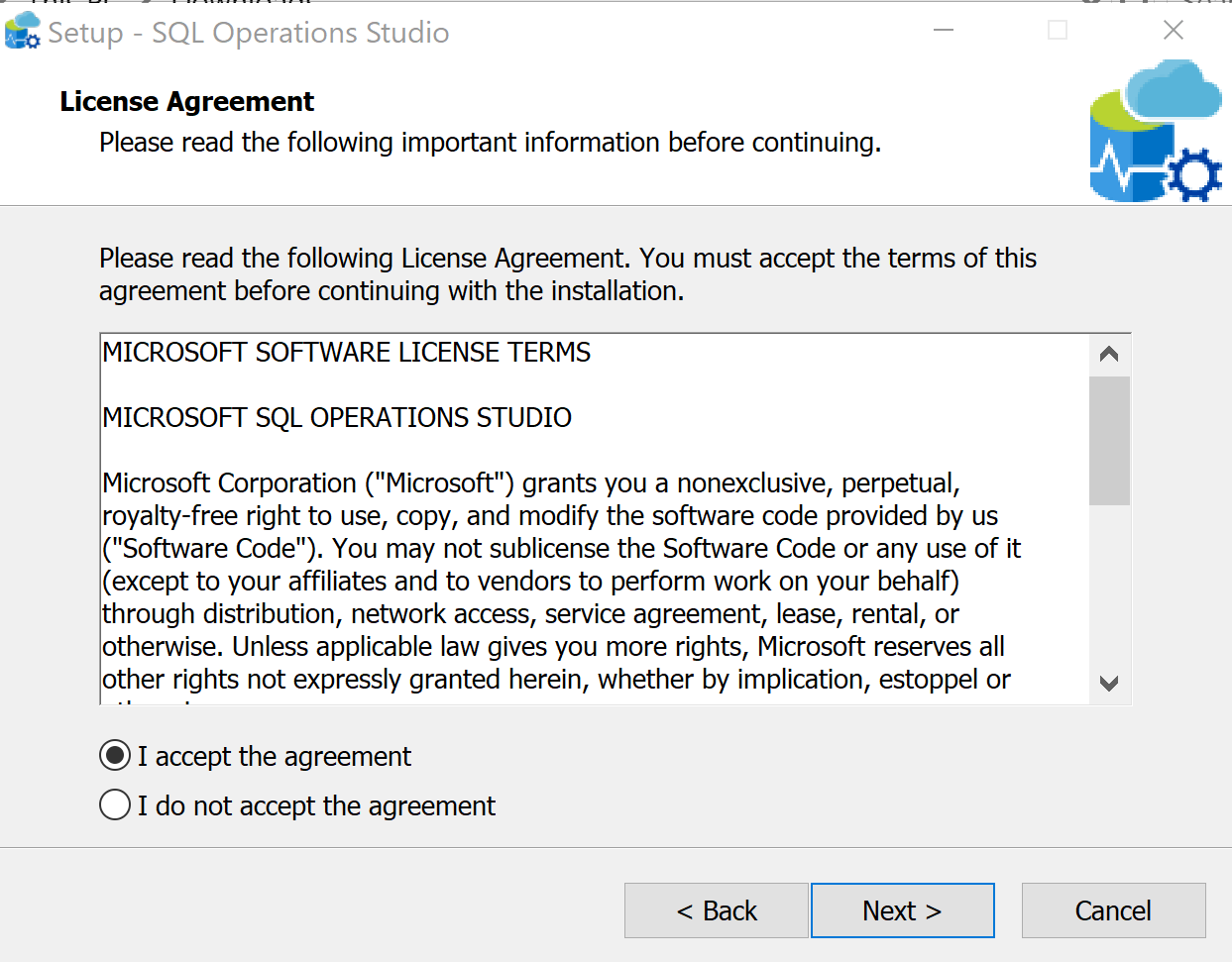 HodentekMSSS: Install the latest version of SQL Operations Studio (0.31.4)