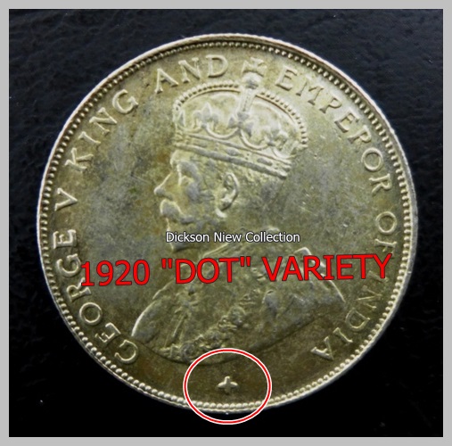 MORE WAYS TO DETECT A GENUINE 1920 50 CENTS "DOT" VARIETY. | Error coins