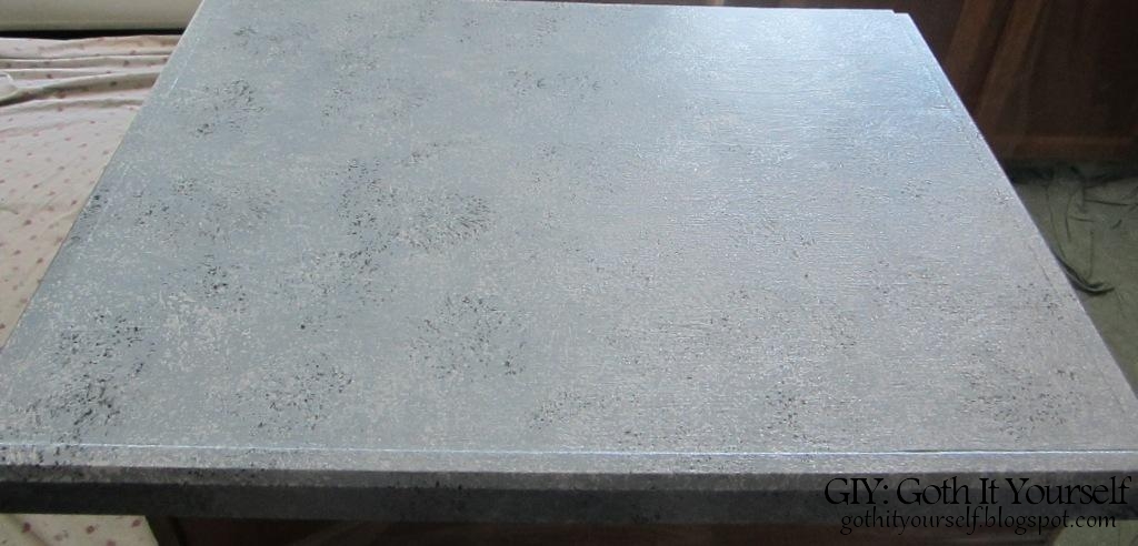 GIY: Goth It Yourself: Kitchen Makeover: Faux Granite Counter