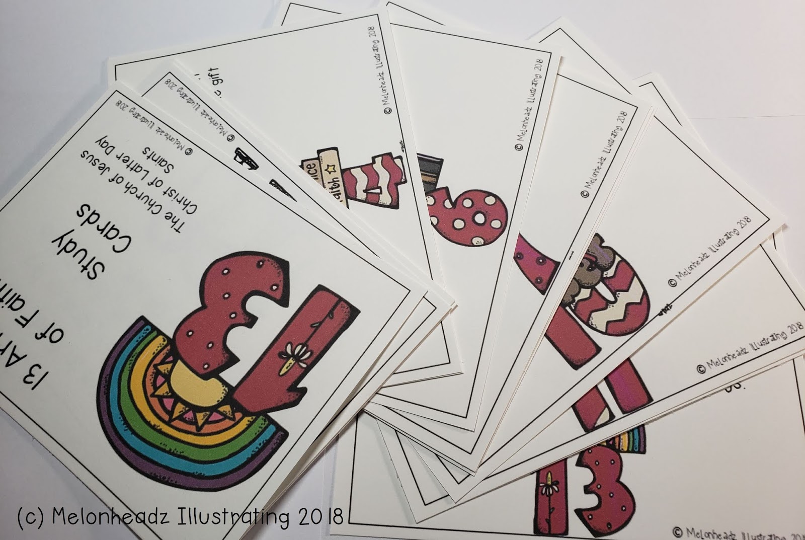 Melonheadz LDS illustrating: Articles of Faith Illustrations