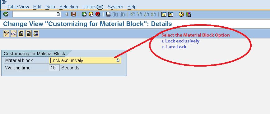 SAP MM : How To set Material Block for Goods Movements ? | sapGyan.com