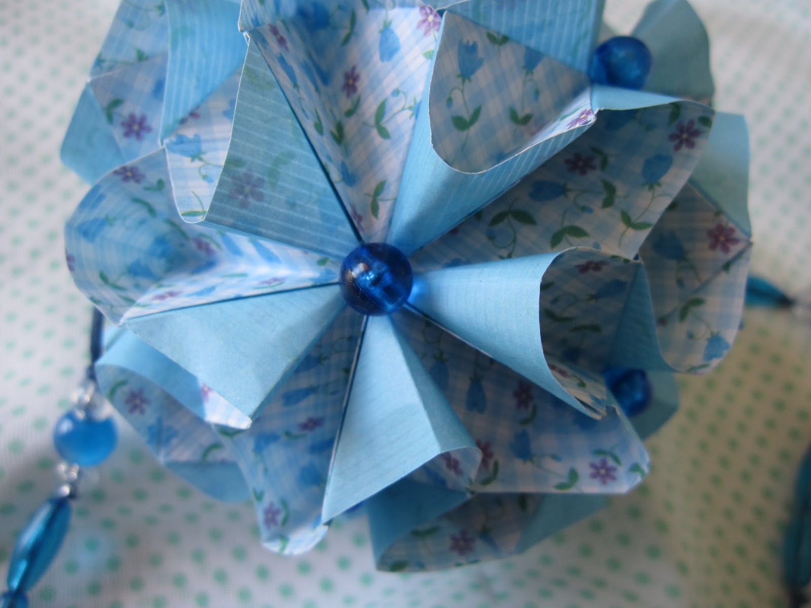 Compre Origami: Kusudama "Tsunami" Azul