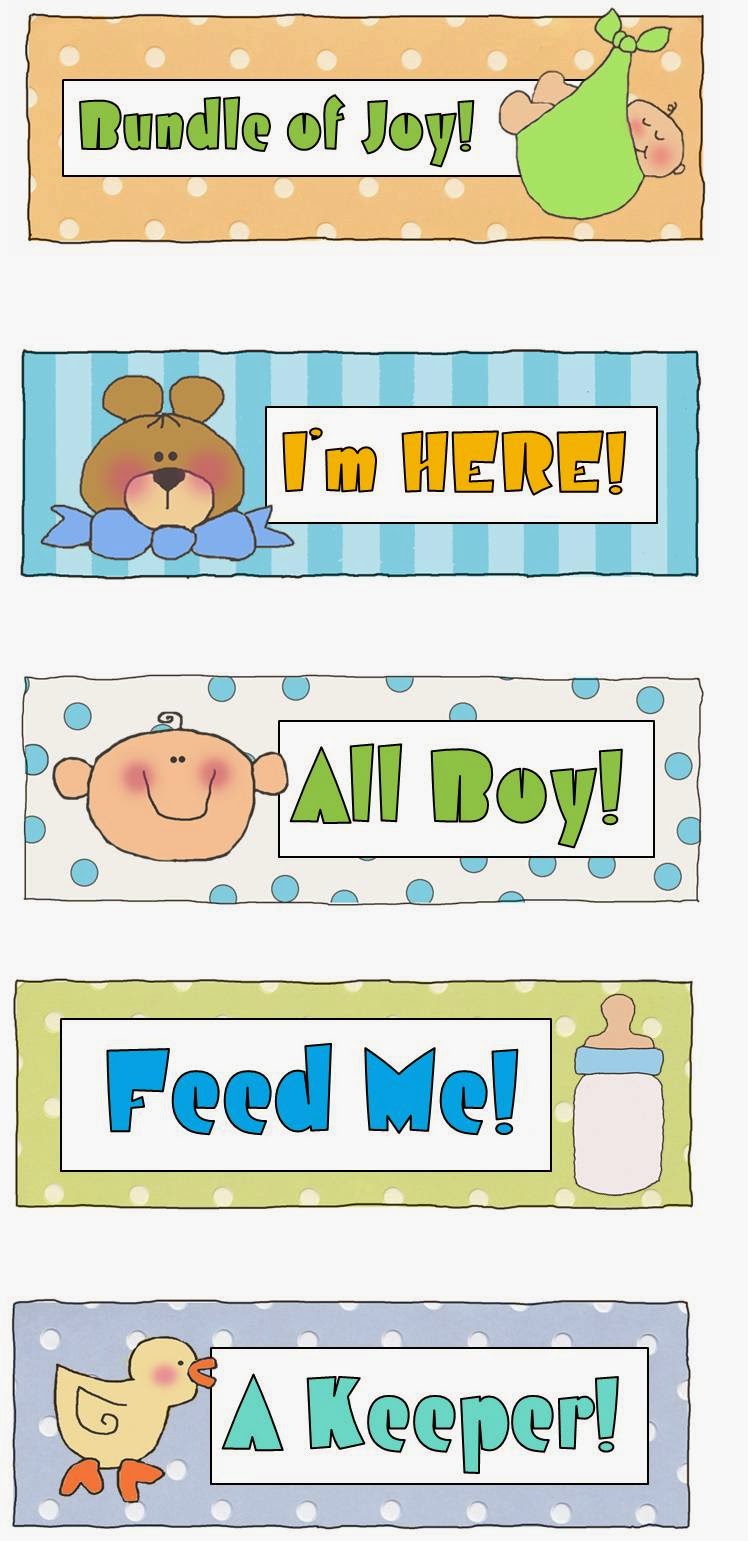 It´s a Boy Free Printable Boxes. - Oh My Baby!