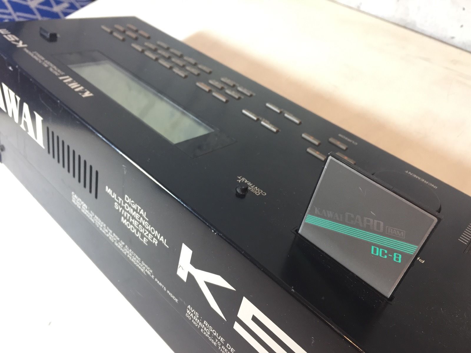 MATRIXSYNTH: Kawai K5M Rack Mount Additive Synthesizer w/DC-8 Memory Card