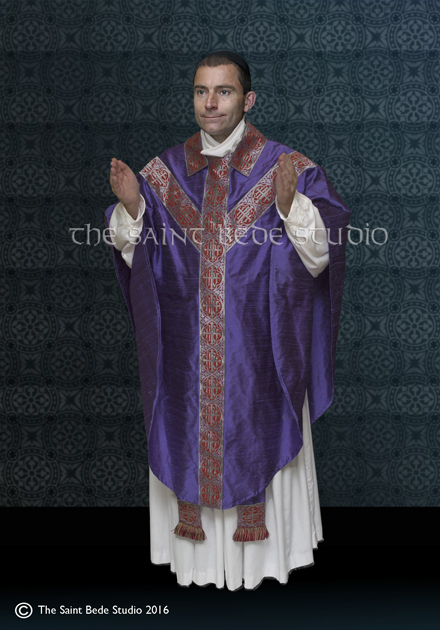 The Saint Bede Studio Blog: Violet Puginesque Vestments