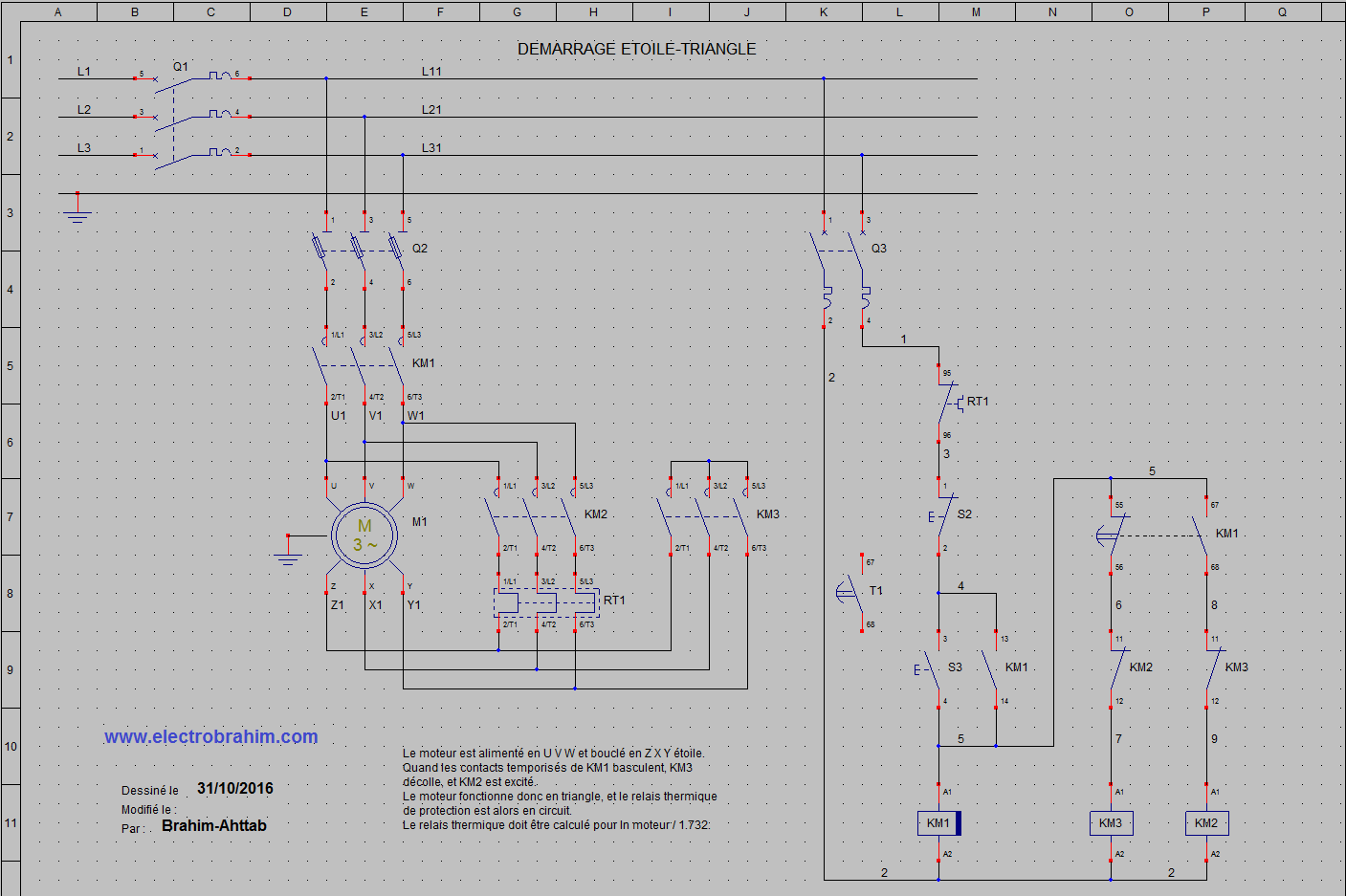 Démarrage étoile-triangle