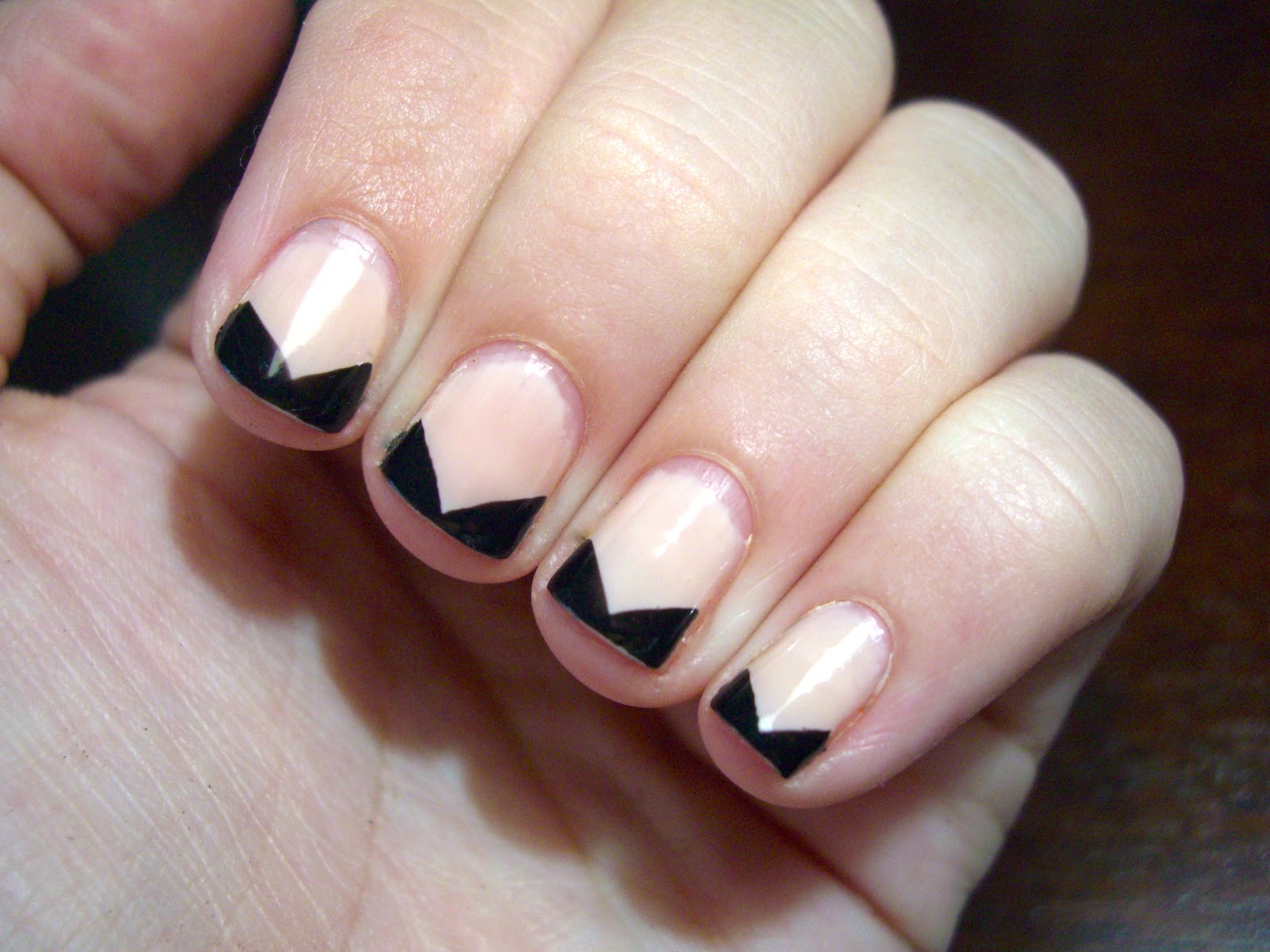 Guilty As Charged: Angled French Tips