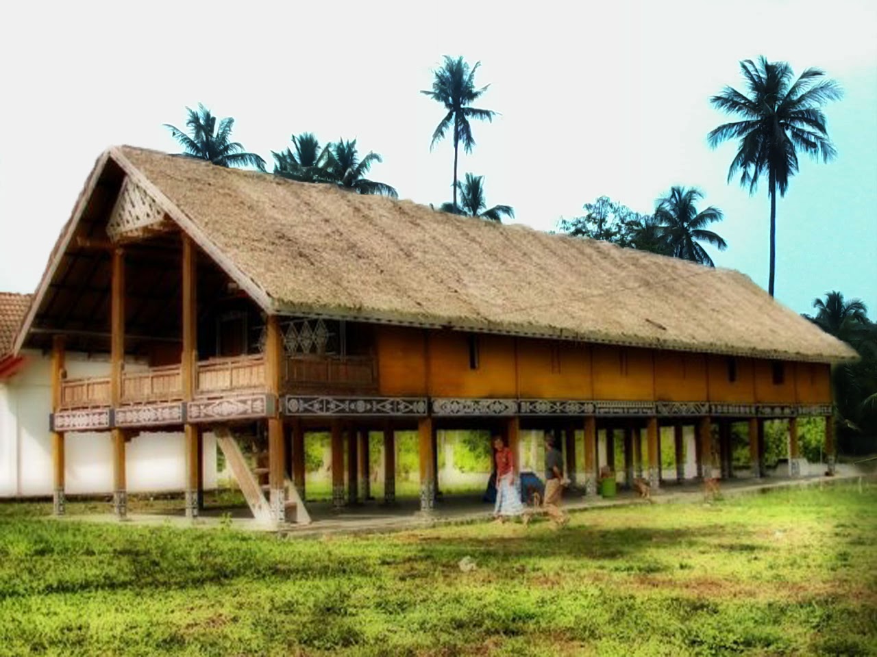 KERAWANG GAYO DALAM KARYA SENI: Rumah Adat Gayo "Umah Pitu Ruang"