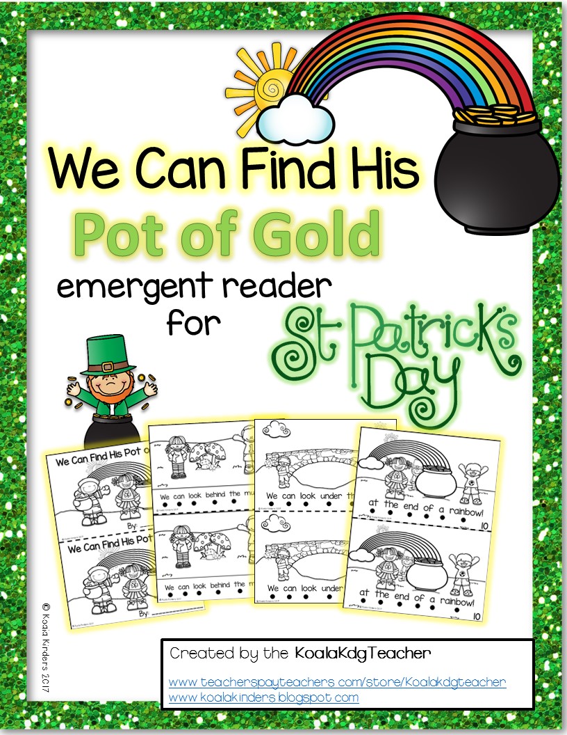 Koala Kinders: St. Patrick’s Day Emergent Reader
