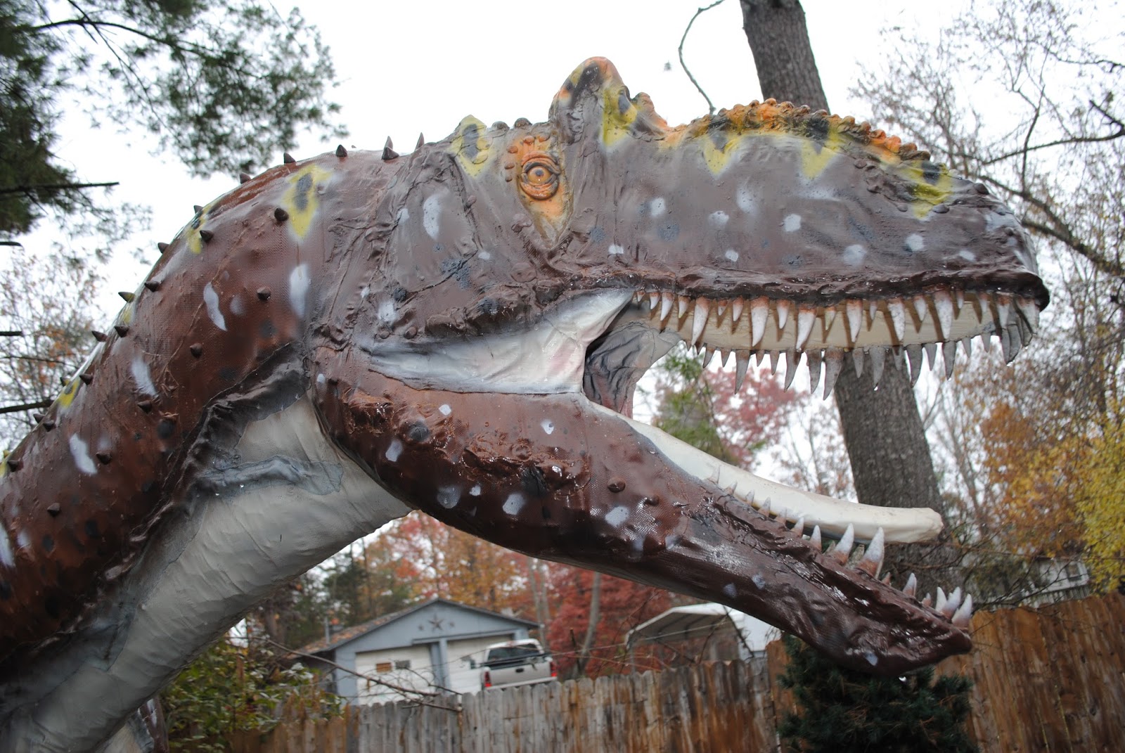 The Carpetbagger: Back Yard Terror's Dinosaur Park