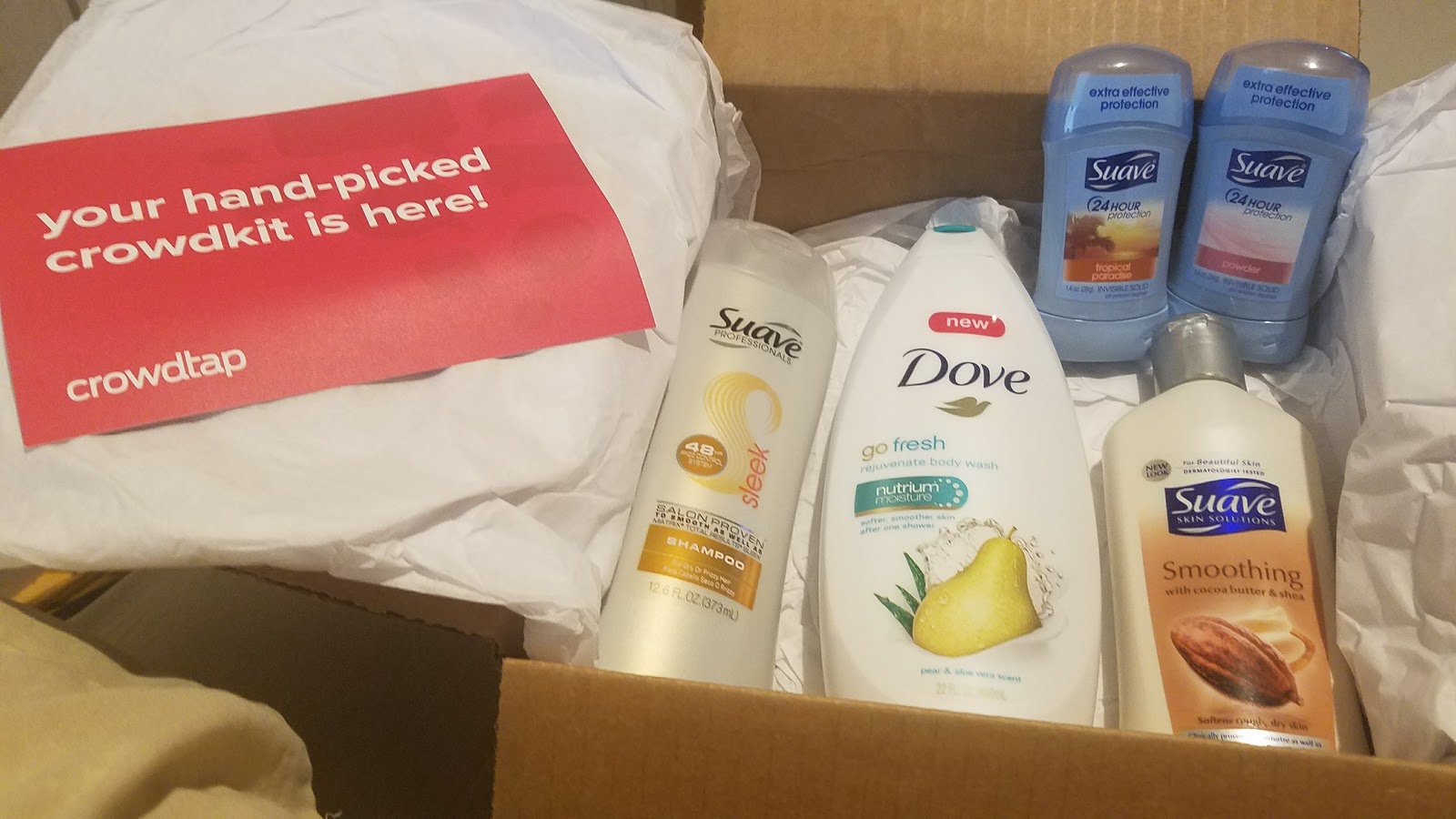 Unilever (Full Size) Product Box from Crowdtap
