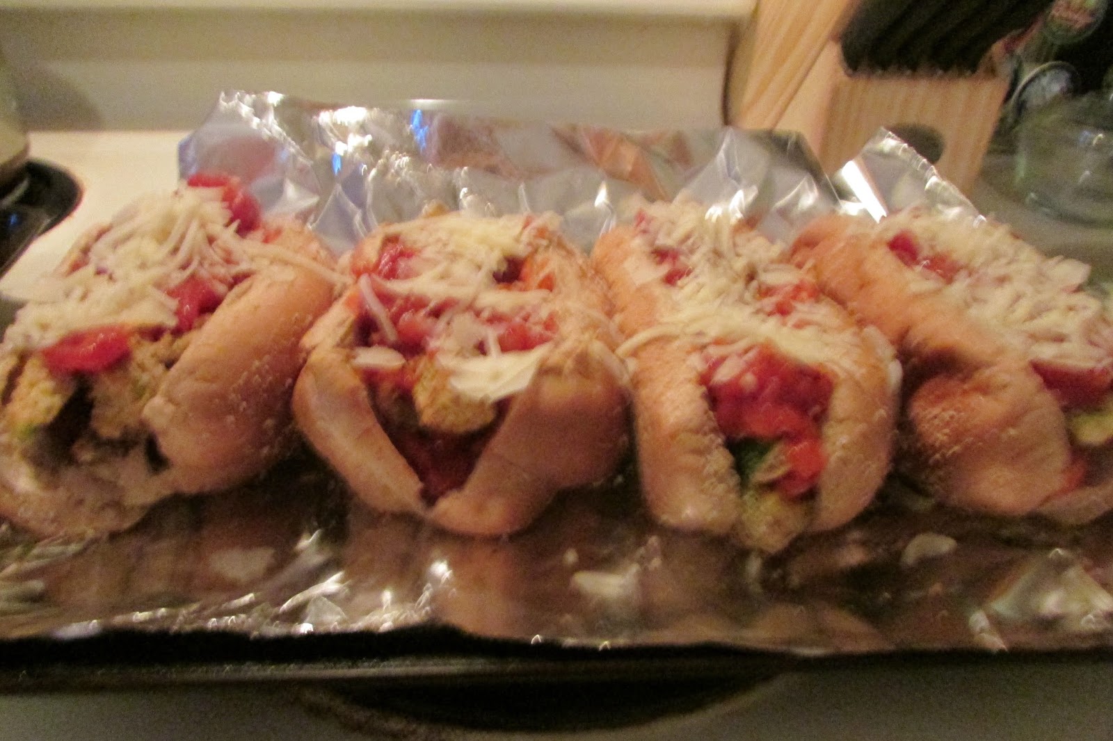 Foodie Mom: Zucchini Parmesan Subs