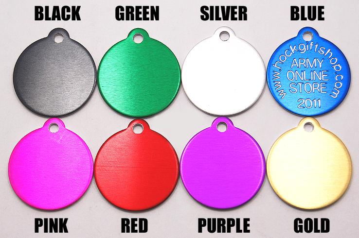 Pet Tags, Identification Tags, Dog Tags, Engraving: Round ...