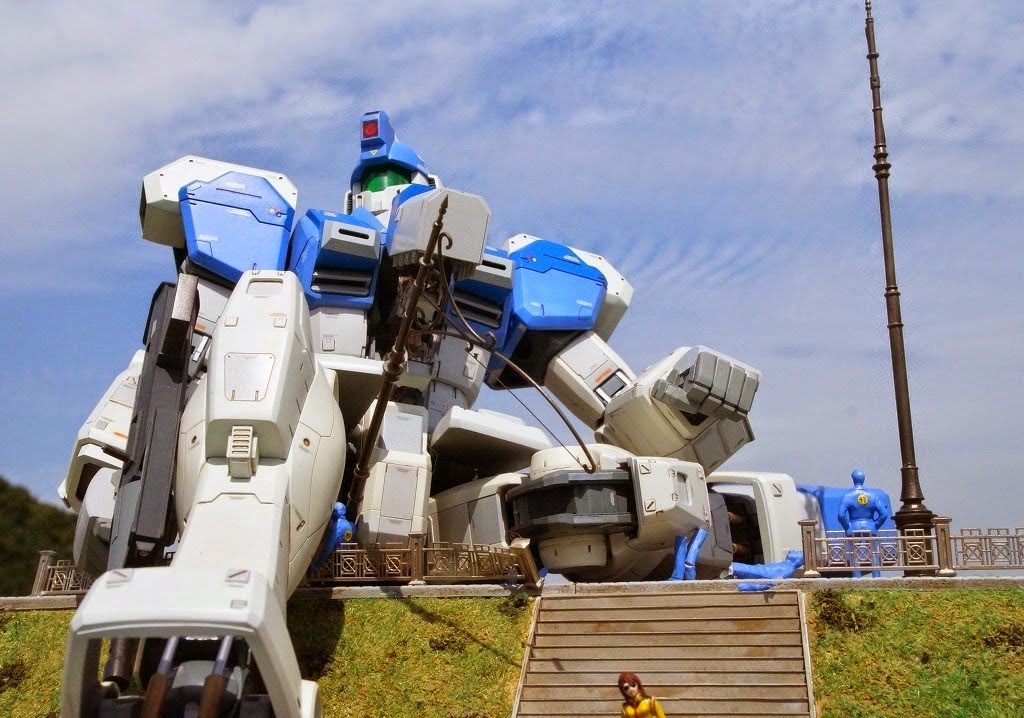 Gundam Family: GM 'Major Accident' Diorama Build