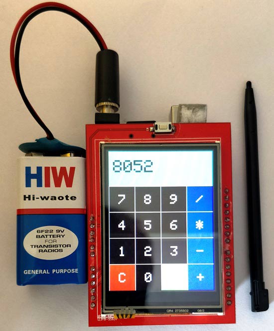 Arduino Touch Screen Calculator using TFT LCD - Internet of Things