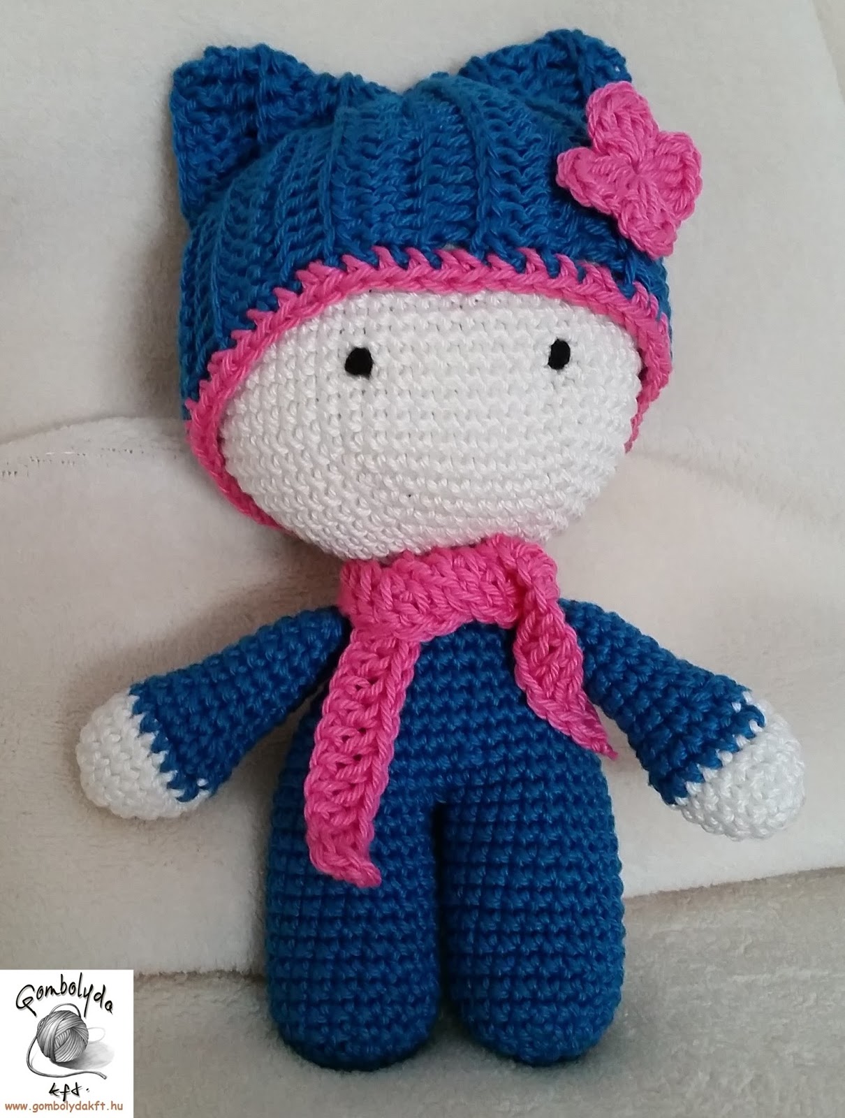 FONAL ANYUK: Horgolt baba (nagyfejű) - amigurumi