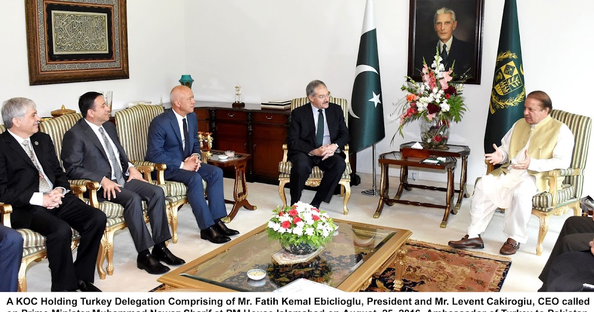 A blog of Pakistan-Turkey relations: PRESIDENT KOC GROUP TURKEY CALLS ...