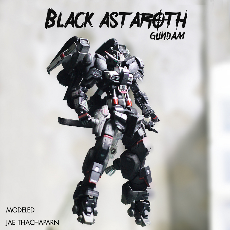 Black Gundam Model at Kaitlyn Guest blog