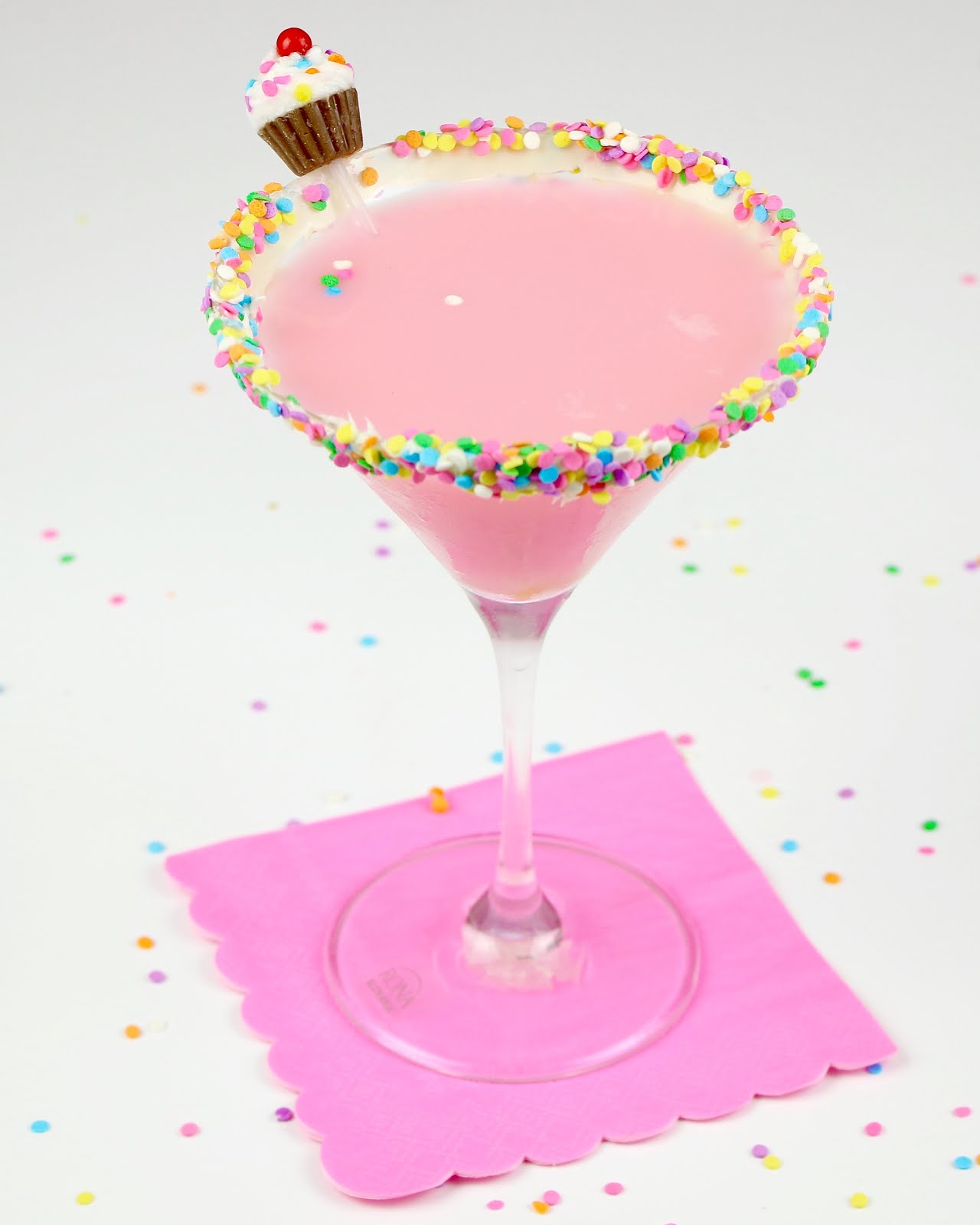 {VIDEO} Cupcake Cocktails & Mocktails: Funfetti Martini, Mimosa & Shots ...