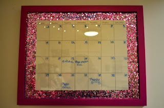The Pink Prepster: Picture Frame Calendar