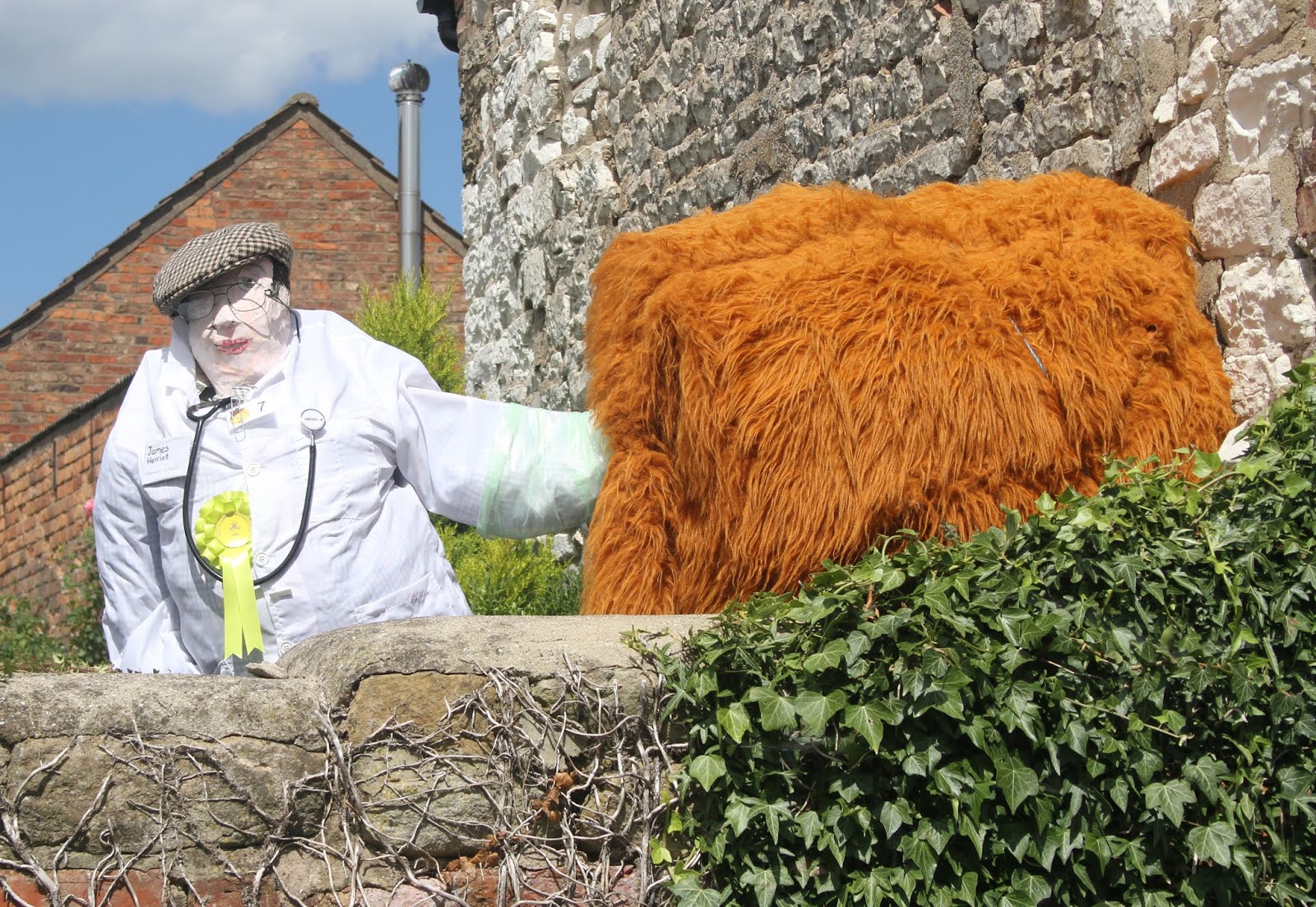 Simon and Karen Spavin: Muston Scarecrow Festival