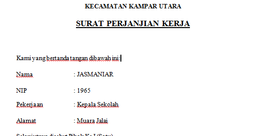 Contoh Format Dokumen Kerja Sama atau Kemitraan untuk Keperluan ...