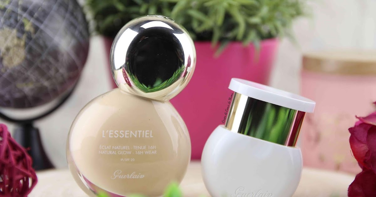 Le nouveau Fond de Teint L'Essentiel de Guerlain accompagné de son ...