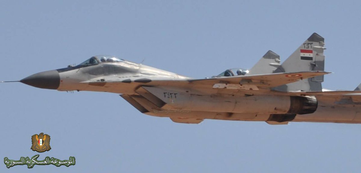 History and military technology: Syrian MiG-29 with RVV-AE missile