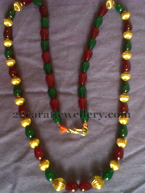 Simple Gold Beads Sets Only 6 Grams - Jewellery Designs