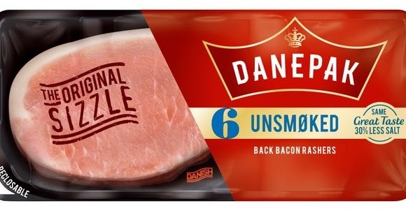 The Bacon Label Gallery: Danepak Unsmoked Back Bacon Rashers