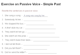 Passive Past Simple Exercises With Answers ((LINK))