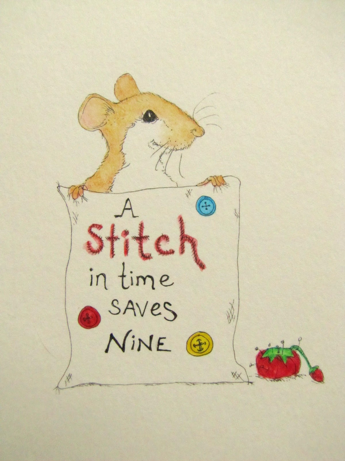 Melody Lorraine: A Stitch in Time Saves Nine.