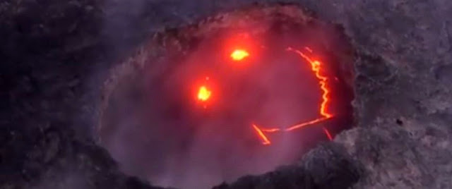 Mysterious 'Smiley Face' Appears in Hawaiian Volcano During Eruption ...