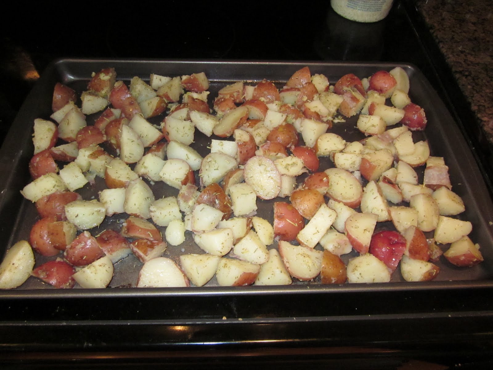 Never trust a skinny cook....: Asiago roasted potatoes